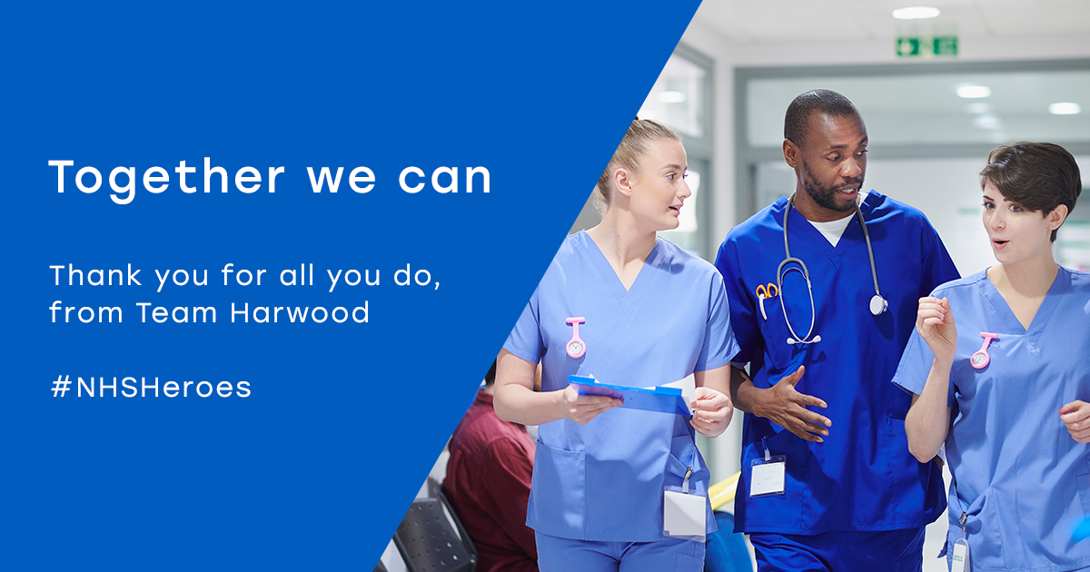 NHS Heroes - Together We Can - Harwood